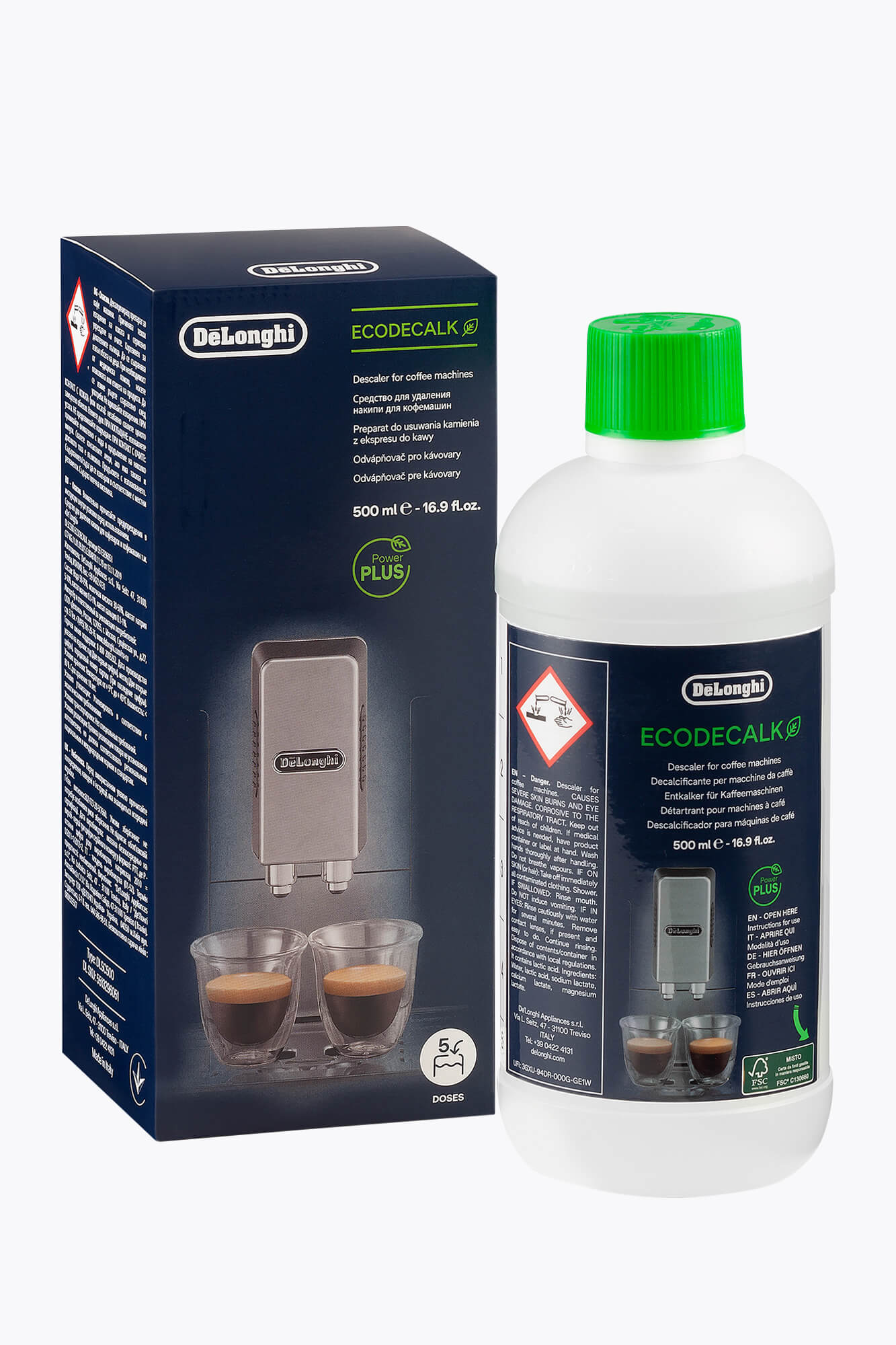 DeLonghi Entkalker DLSC500 500ml EcoDecalk | roastmarket
